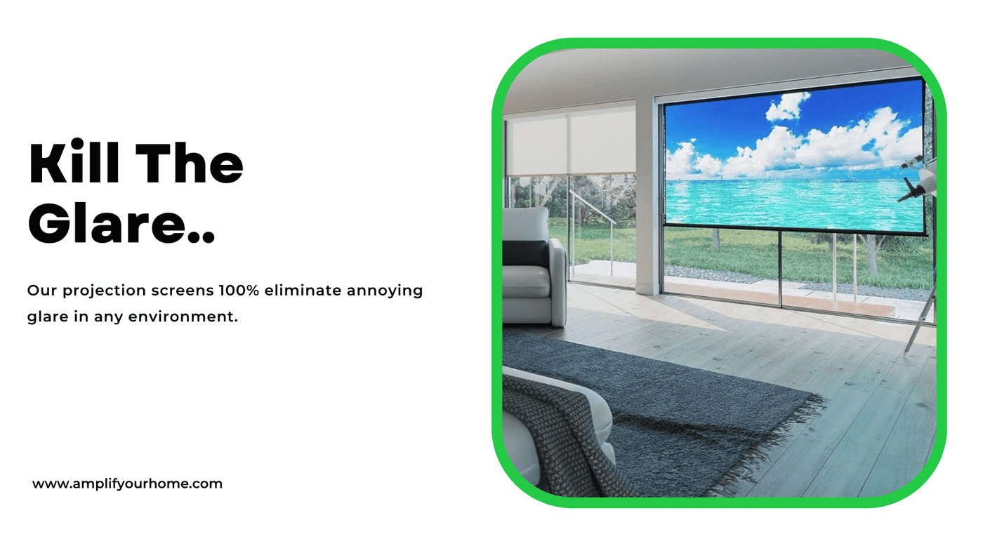 Screen Innovations Solo 3 Indoor Series 16:9 Motorized Screen (External ...